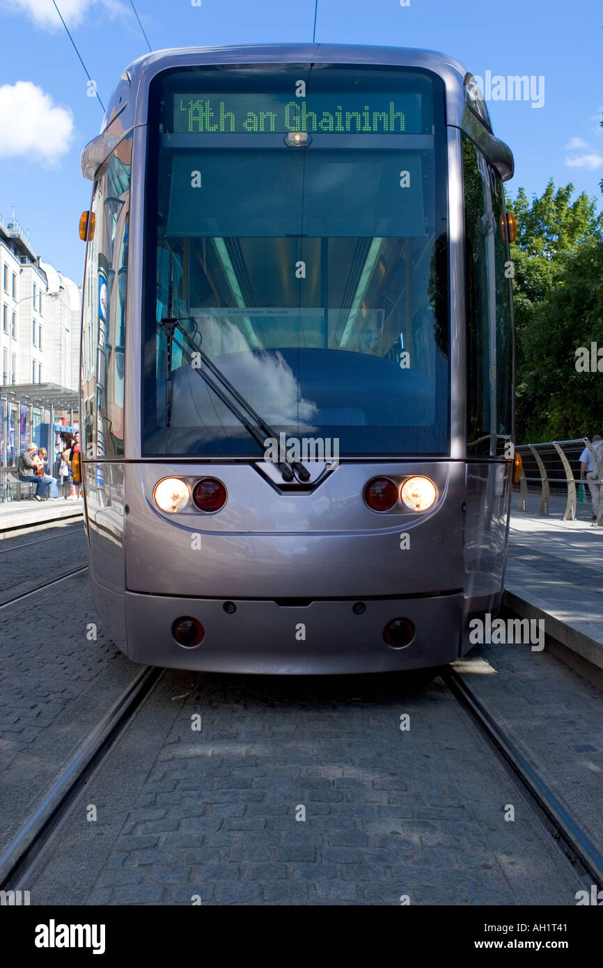 LUAS Citadis 301A Tram Stock Photo - Alamy
