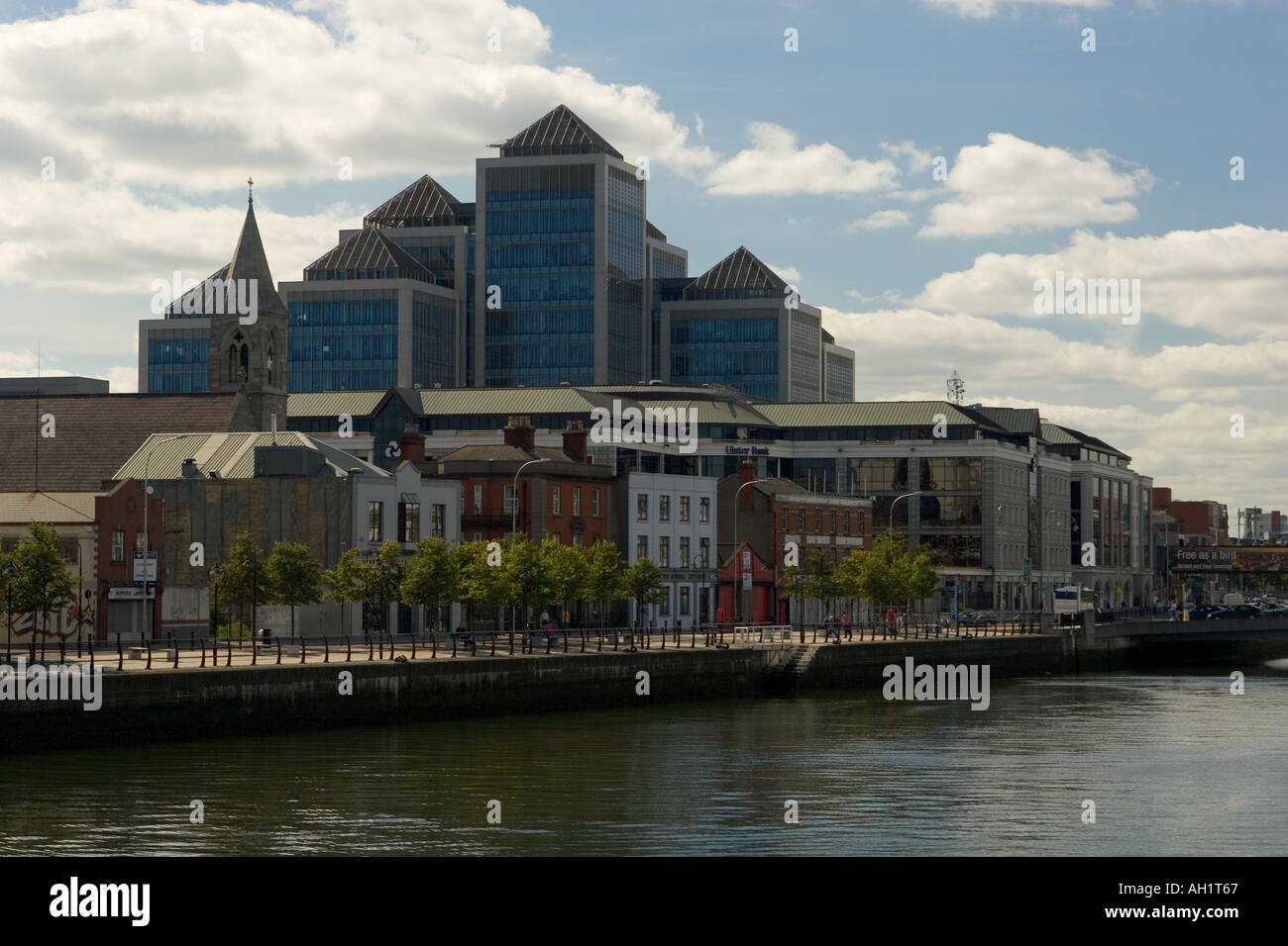 Georges Quay Dublin Ireland Stock Photo - Alamy