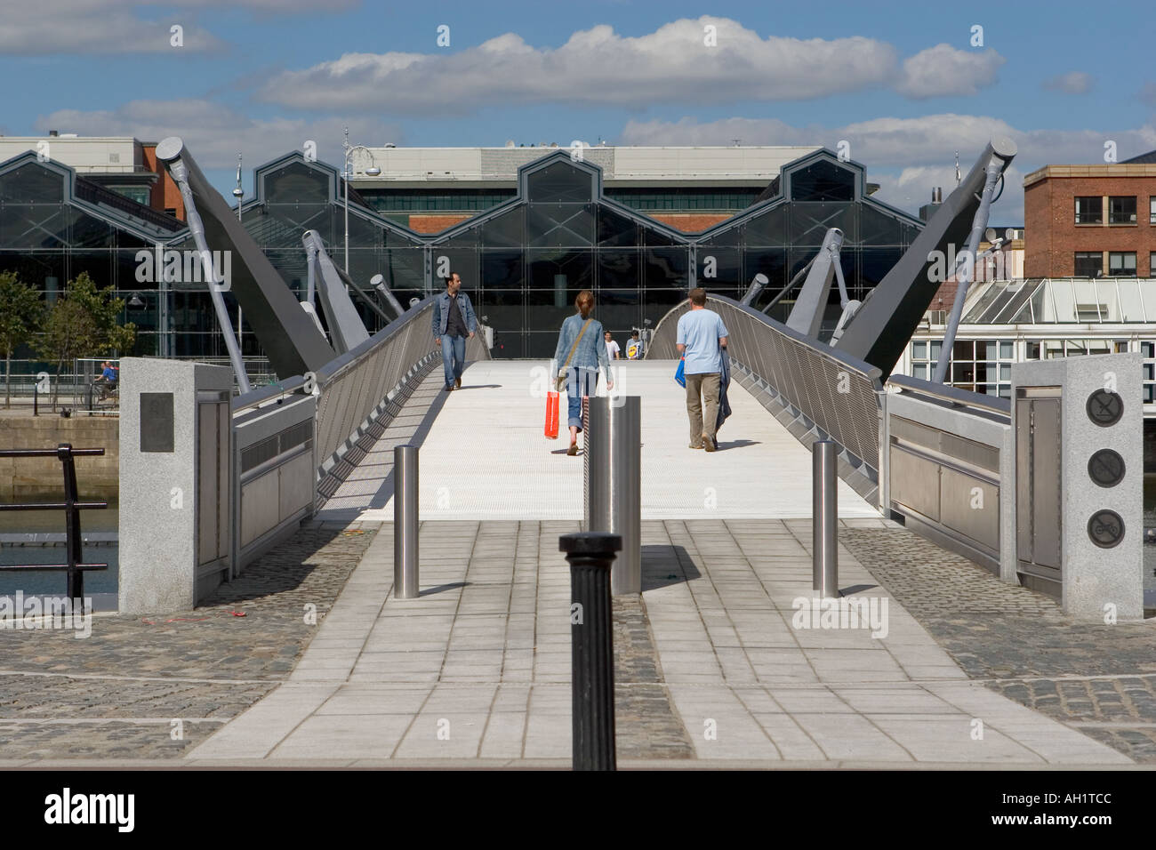 Sean O Casey Bridge Dublin Ireland eire Stock Photo - Alamy