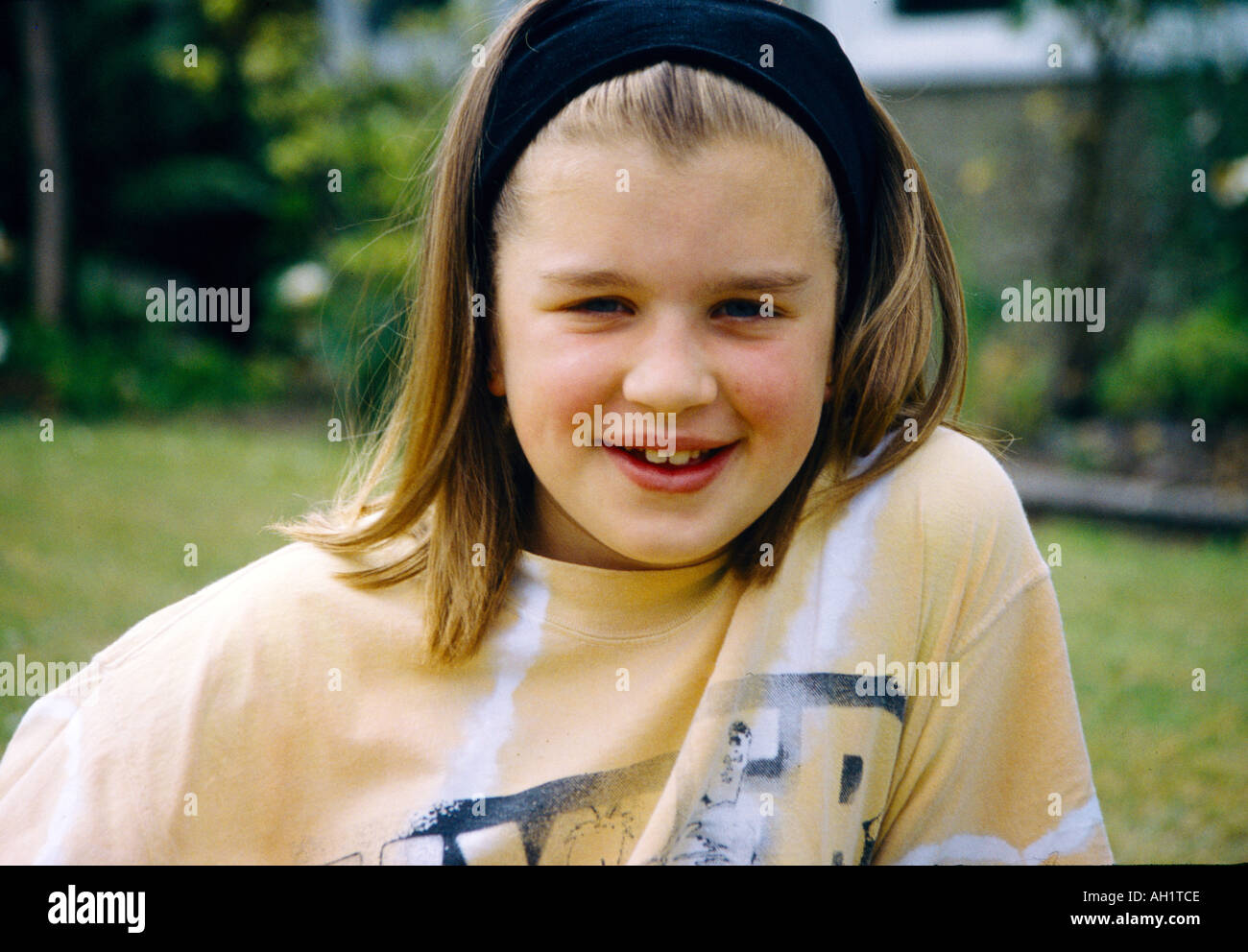 English Girl Aged 10 Stock Photo - Alamy