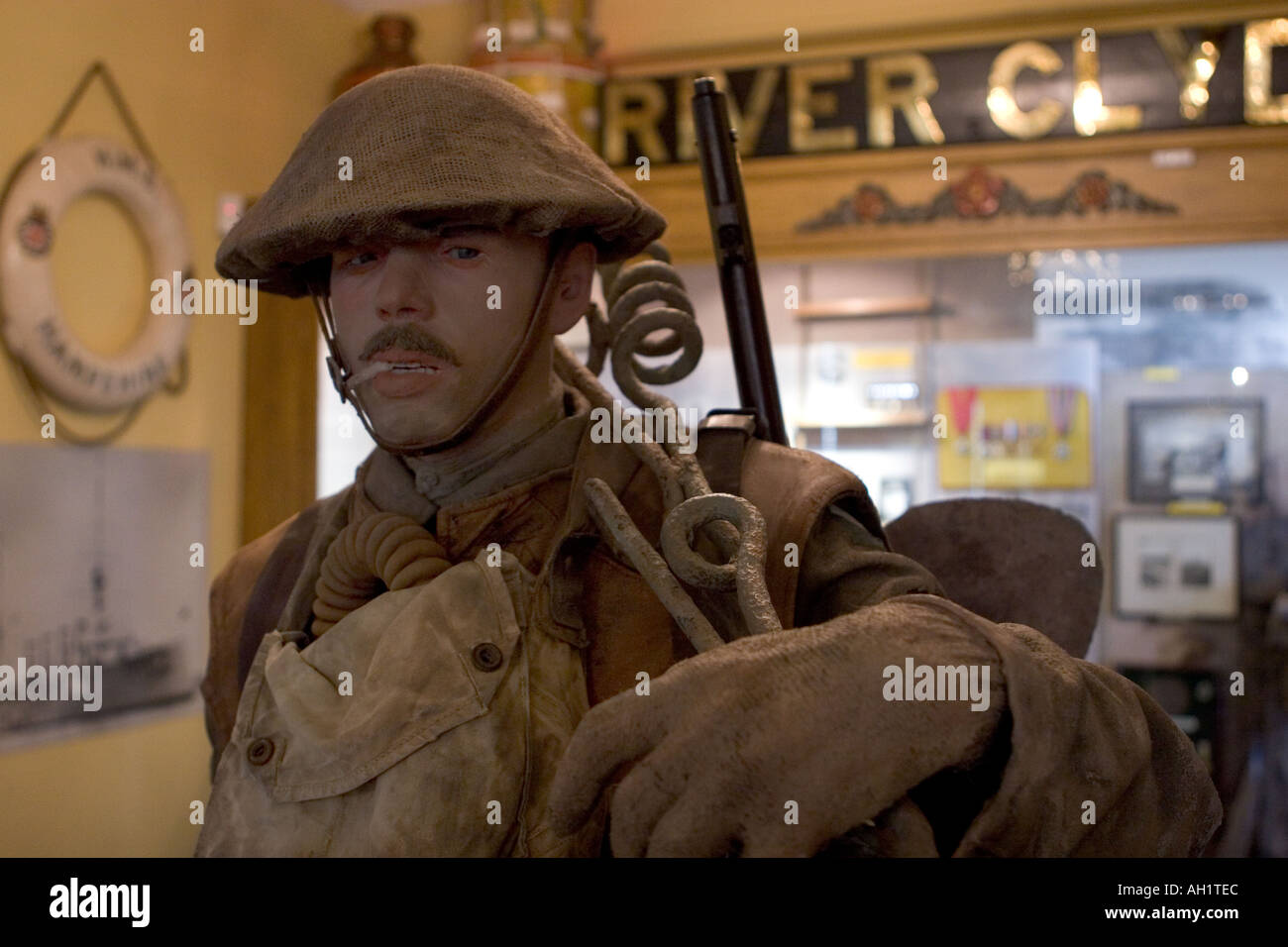 Soldier Mannequin Royal Hampshire Regiment Museum Winchester Hampshire ...