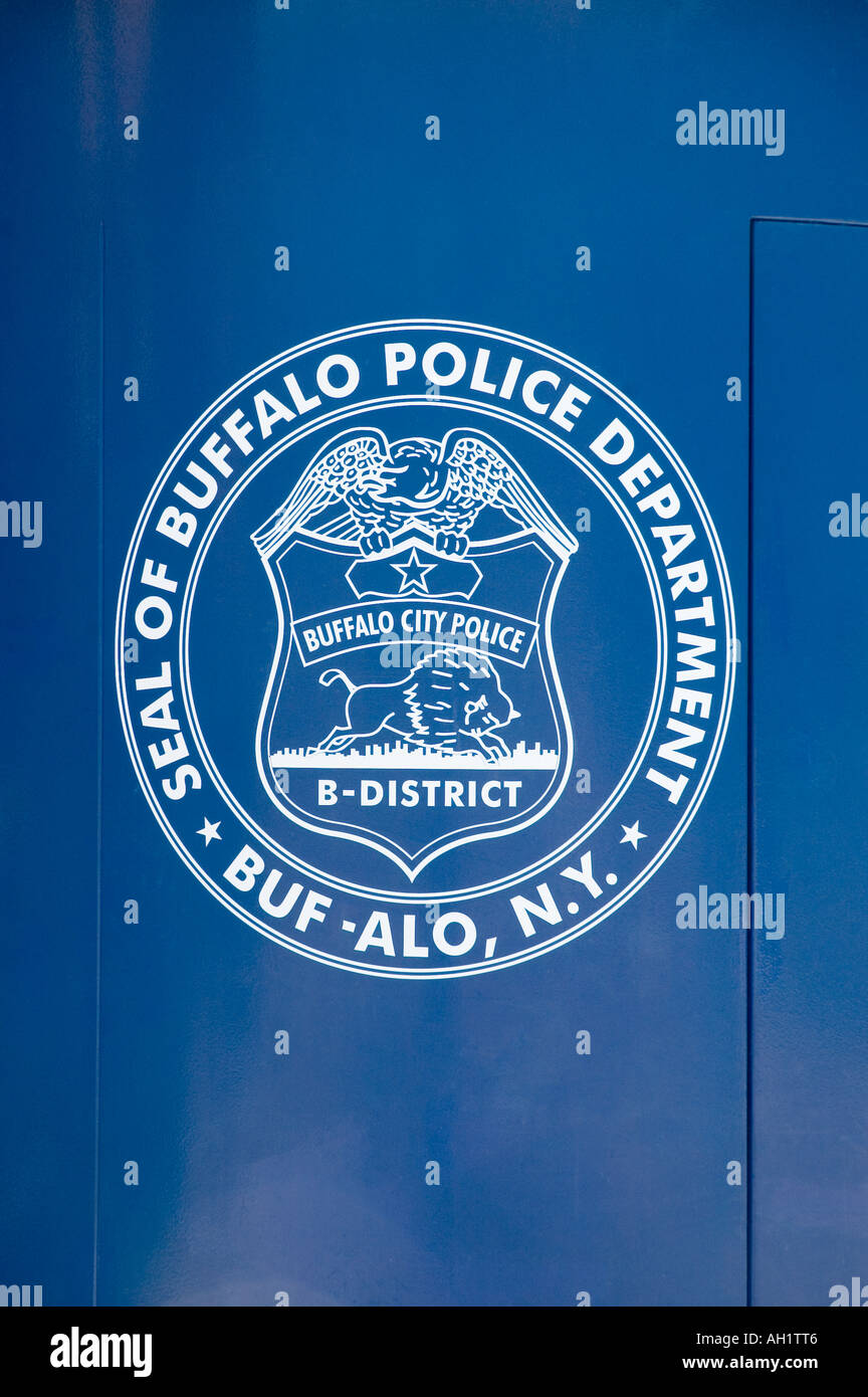 Buffalo Police seal Stock Photo - Alamy
