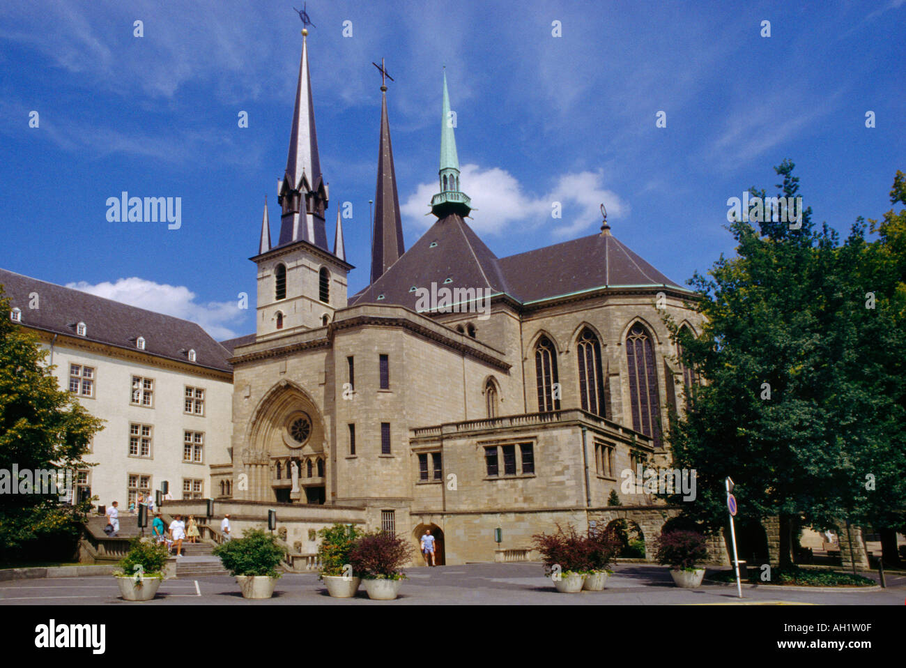 Luxembourg Notre Dame Cathedral Stock Photo - Alamy