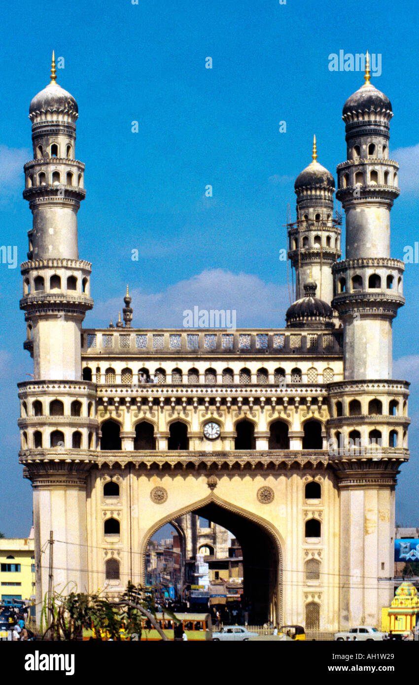 India View Of Charminar Hydrabad Andhra Pradesh Stock Photo - Alamy