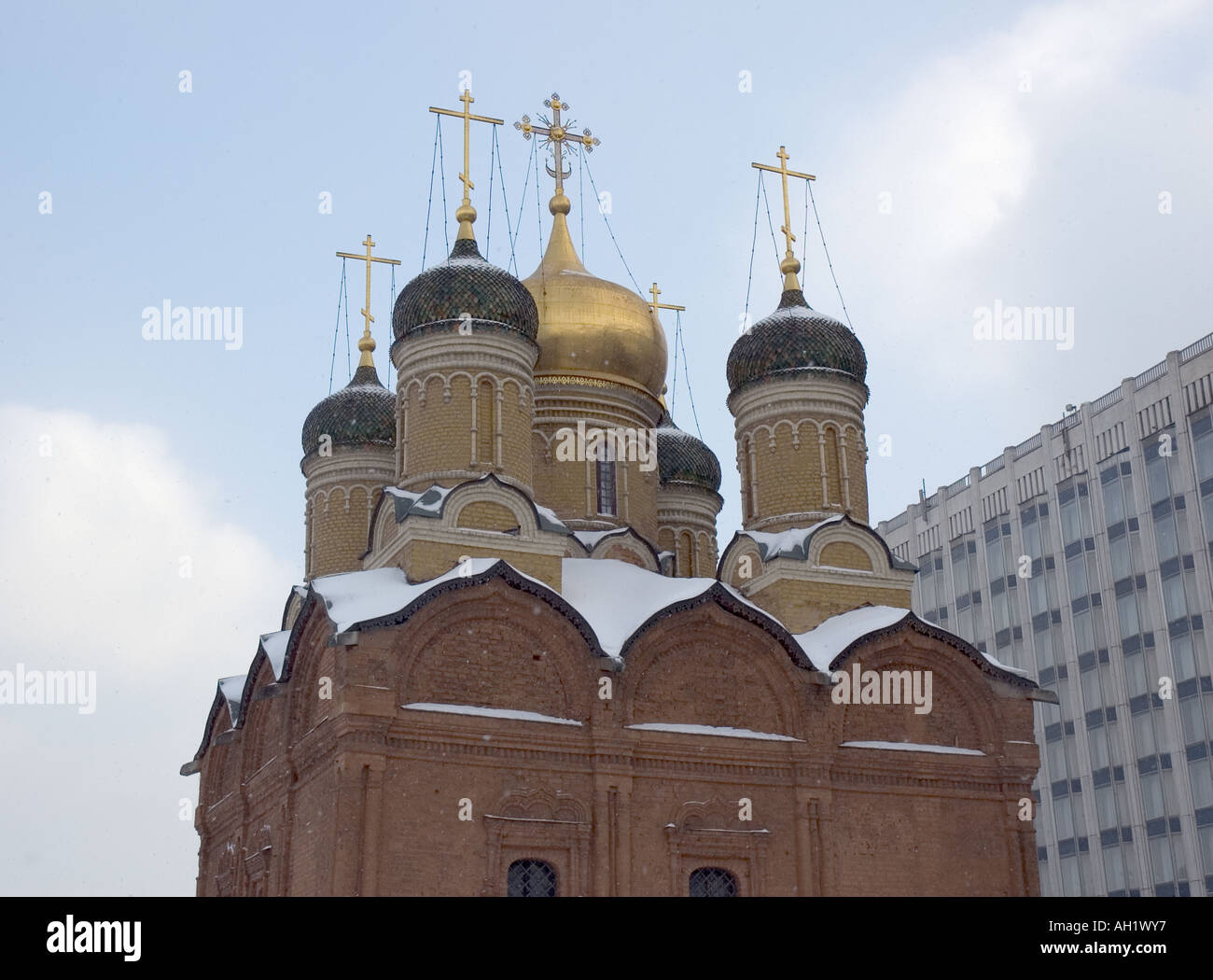 orthodox church in moscow russia Stock Photo - Alamy