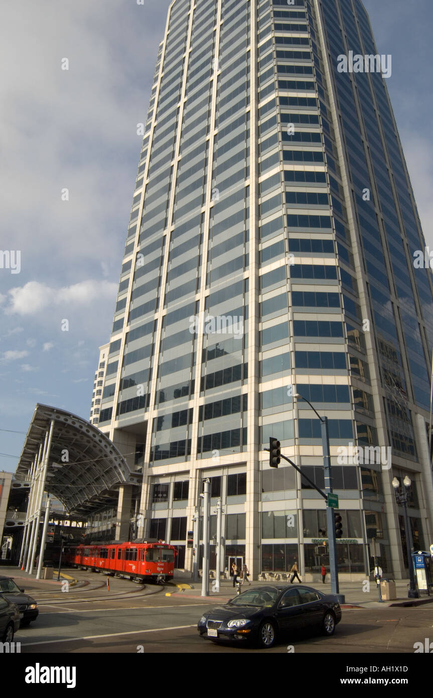 Trolly Station Downtown San Diego Stock Photo - Alamy