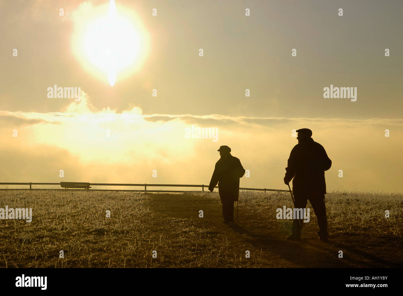 Walking walker walk landschaft hi-res stock photography and images - Alamy
