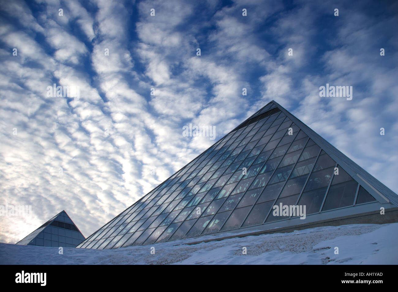 Muttart conservatory pyramids hi-res stock photography and images - Alamy