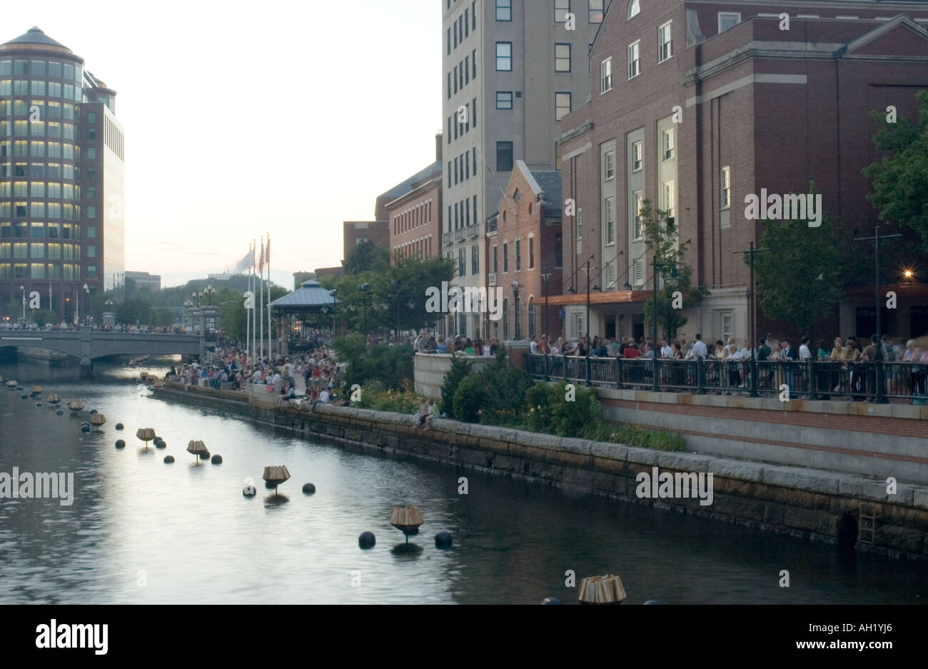 Scene from Providence Rhode Island Stock Photo - Alamy