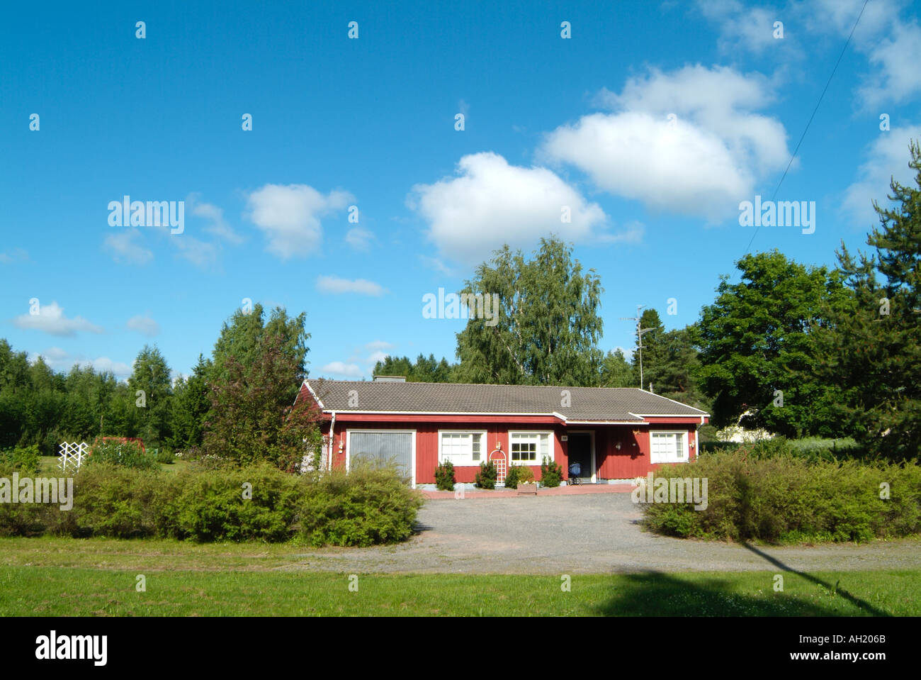 traditional finnish village soumi finland scandinavia alastro ...