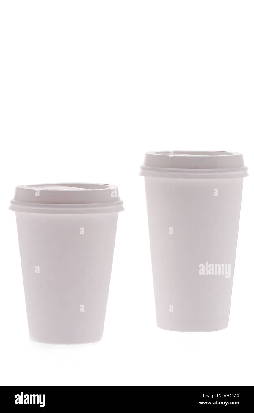 Coffee plastic lids Cut Out Stock Images & Pictures - Alamy