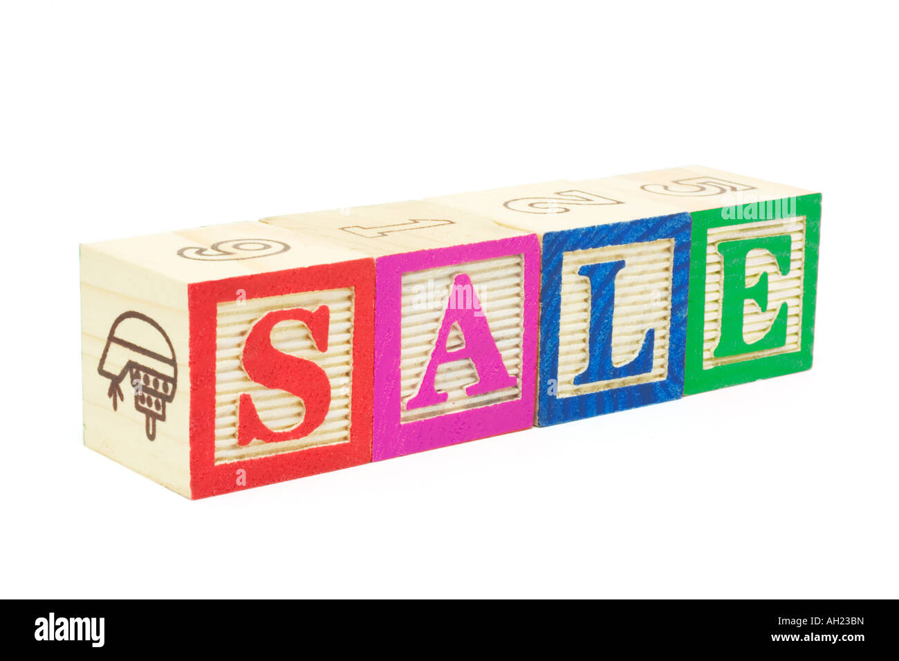 Alphabet Blocks - SALE Stock Photo - Alamy