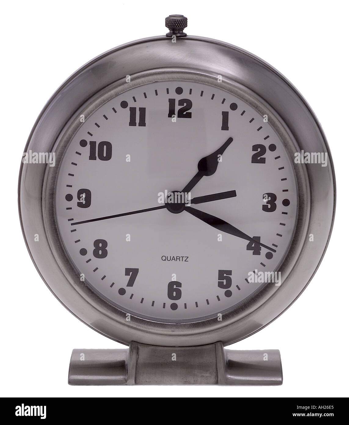 alarm clock one nineteen 1 19 silhouetted on white background Stock ...