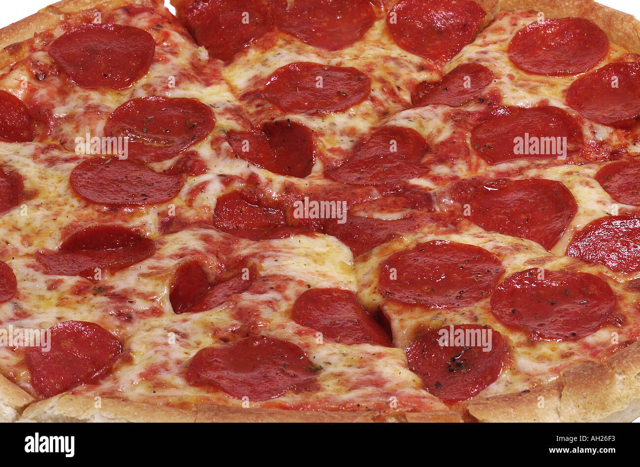 close up pepperoni pizza Stock Photo - Alamy