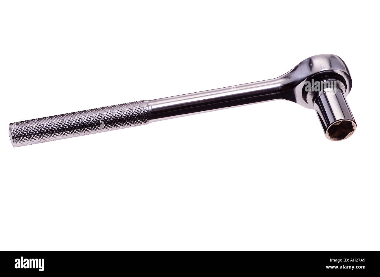 socket wrench silhouetted on white background Stock Photo - Alamy