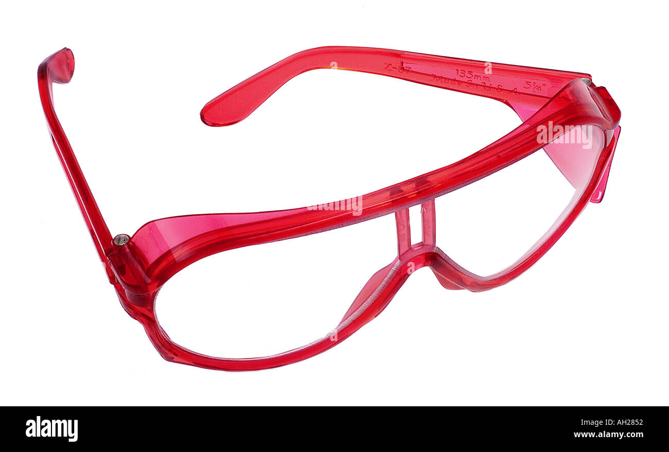 Pink Lab Safety Goggles