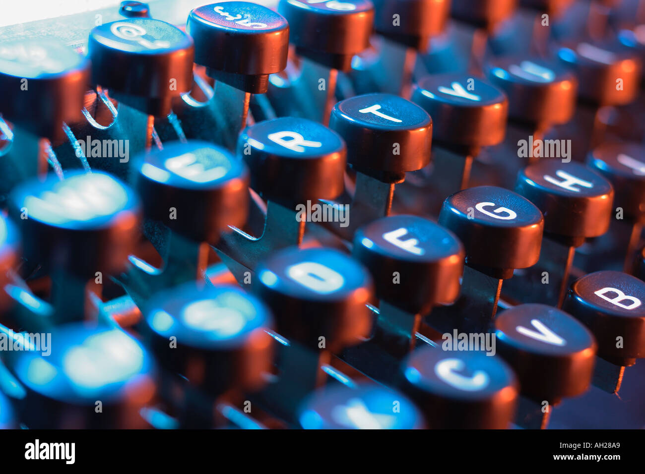 Typewriter Keys Stock Photo - Alamy