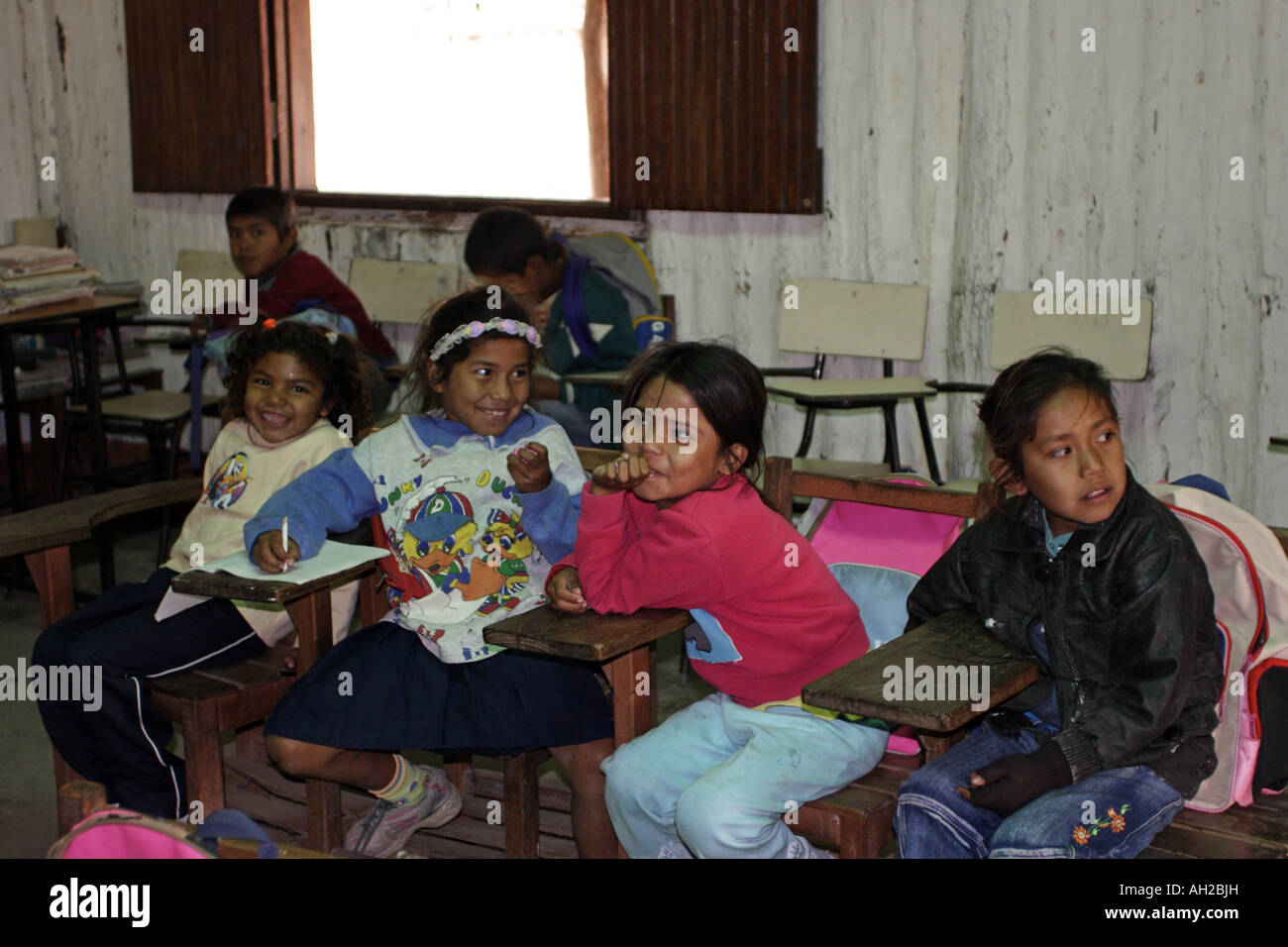 at the Chamacoco Community primary school Stock Photo - Alamy