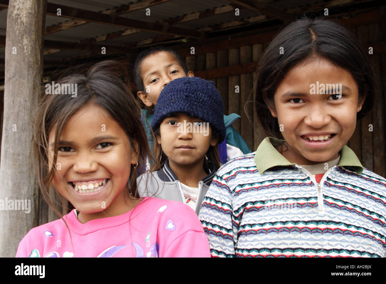 boy and girls at Chamacoco Community primary school Stock Photo - Alamy
