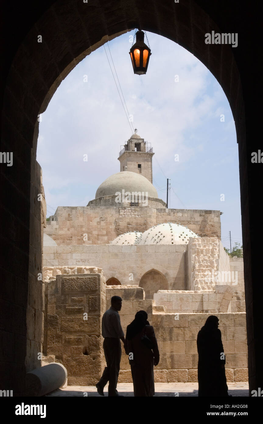 The Citadel Aleppo Haleb Syria Middle East Stock Photo - Alamy