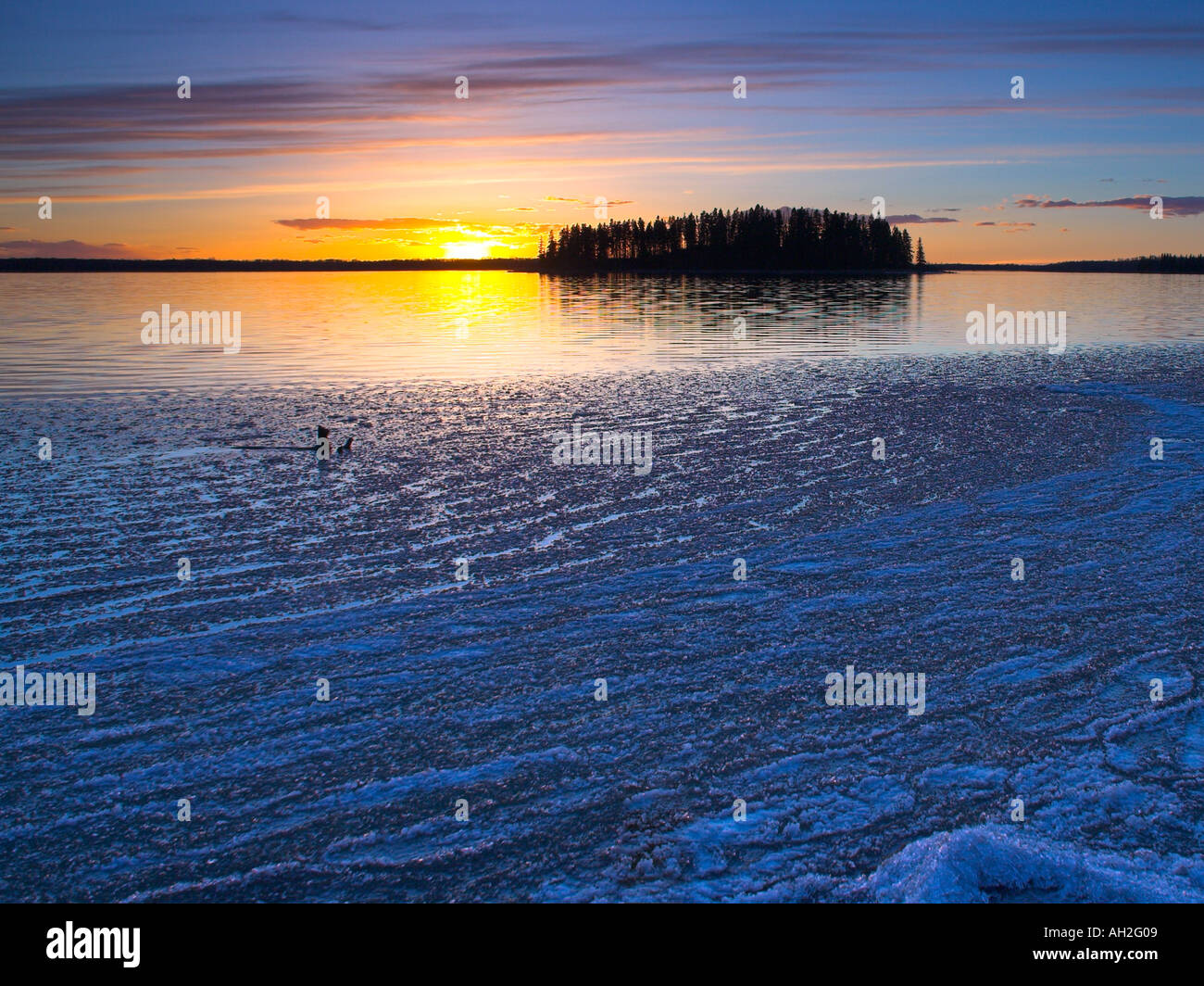 Astotin Lake Elk Island National Park Canada Stock Photo - Alamy