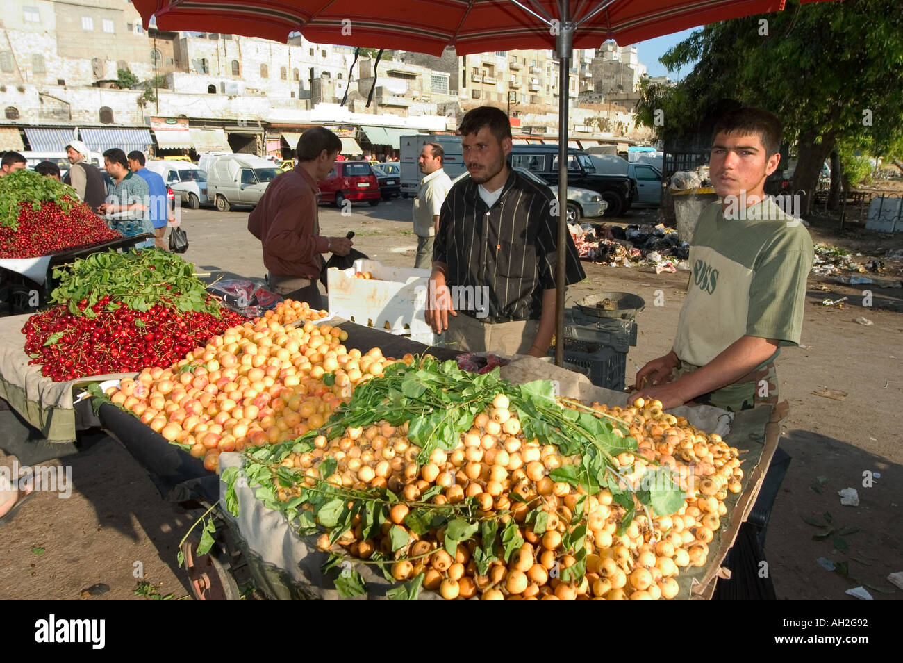 fruit market Aleppo Haleb Syria Middle East Stock Photo - Alamy