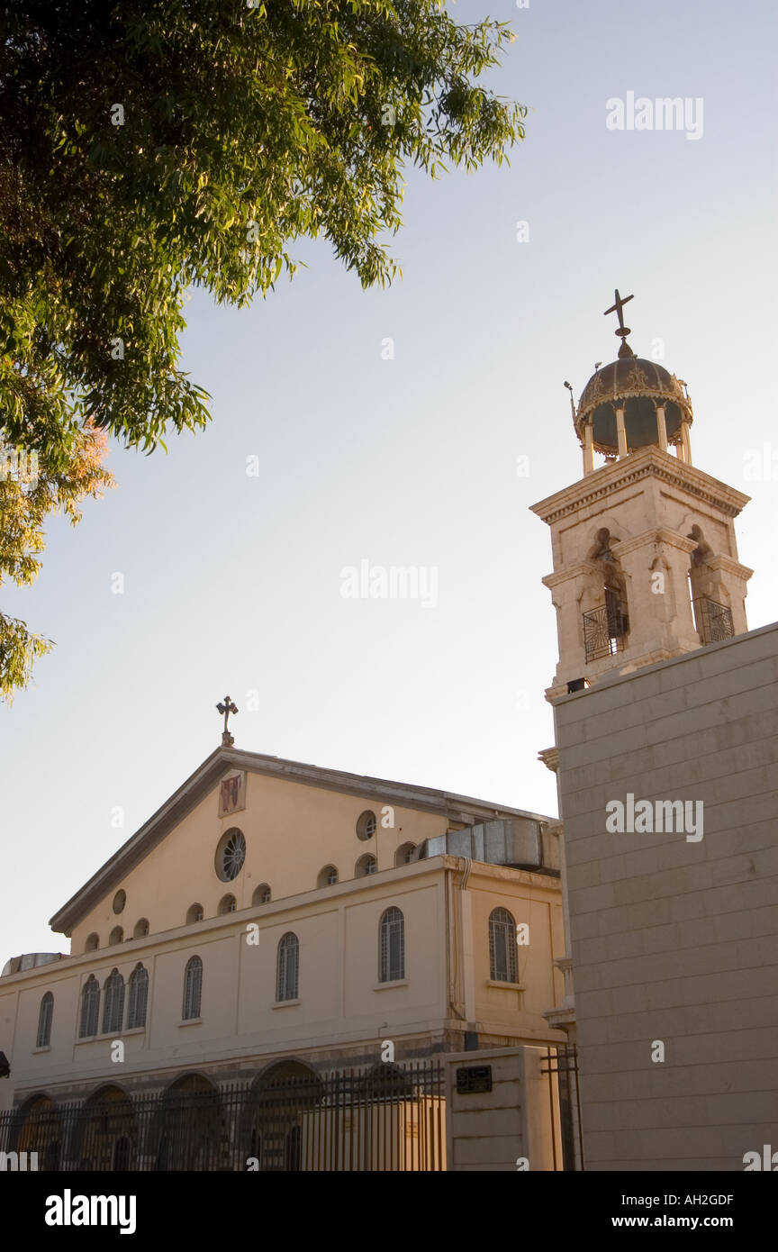 church Damascus Syria Middle East Stock Photo - Alamy