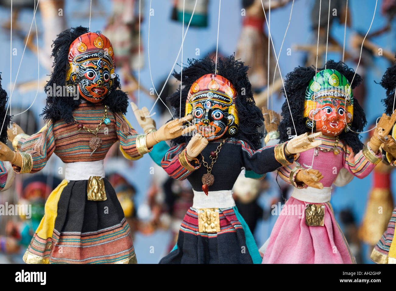 Tibetan handmade wooden puppet hi-res stock photography and images - Alamy