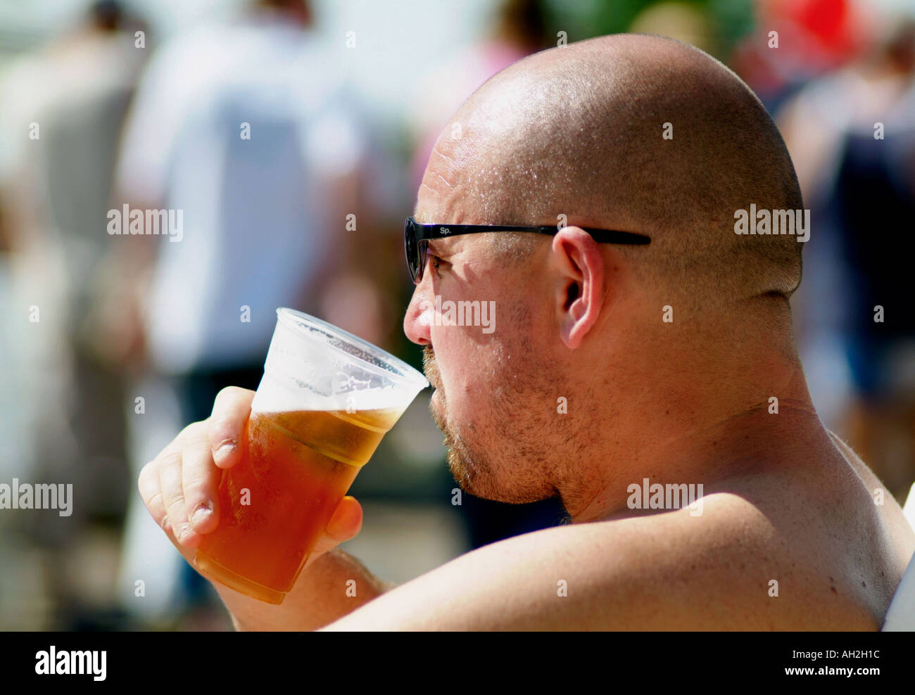 Macho man pint drinking hi-res stock photography and images - Alamy