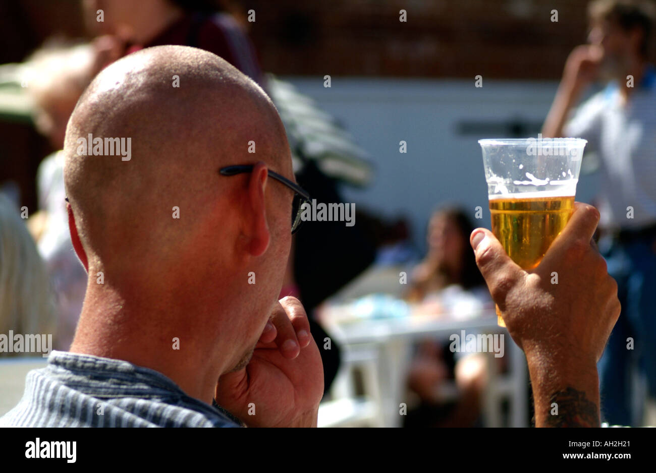 Rough man drinking alcohol hi-res stock photography and images - Alamy