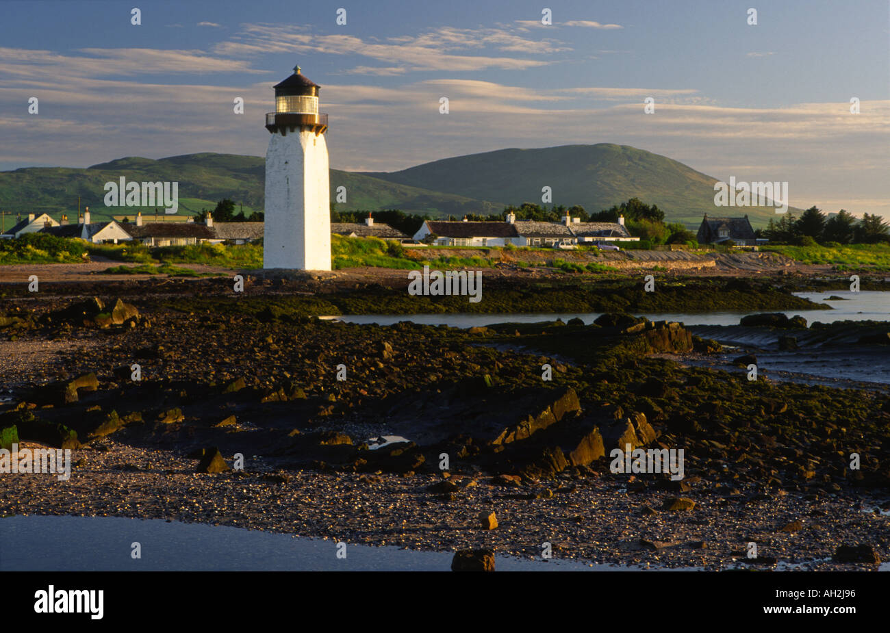 Solway Firth lighthouse Stock Photo - Alamy