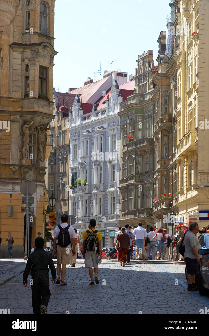 Prague jewish ghetto hi-res stock photography and images - Alamy