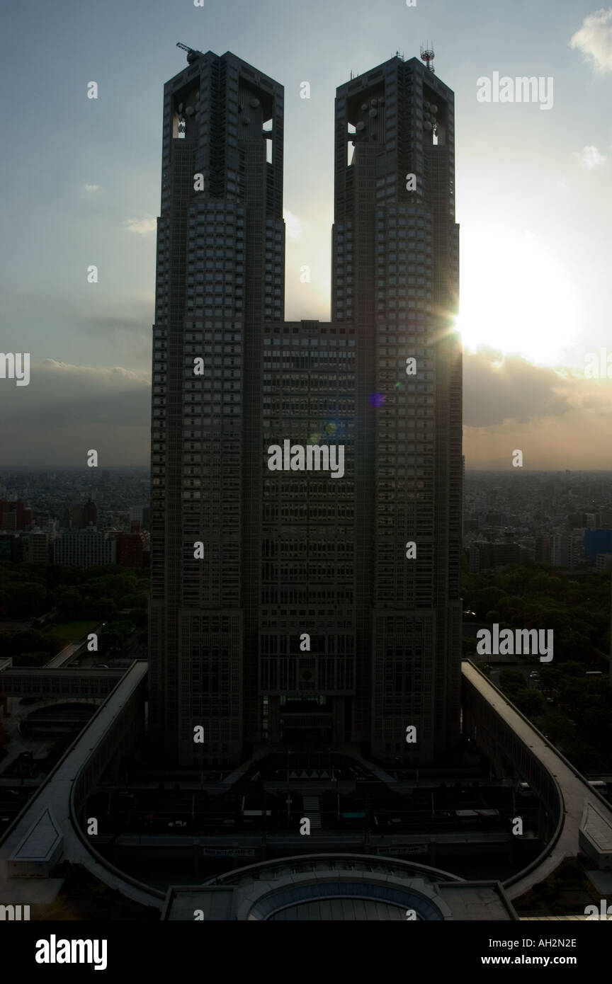 Metropolitan government building Tocho Shinjuku Tokyo City Honshu ...
