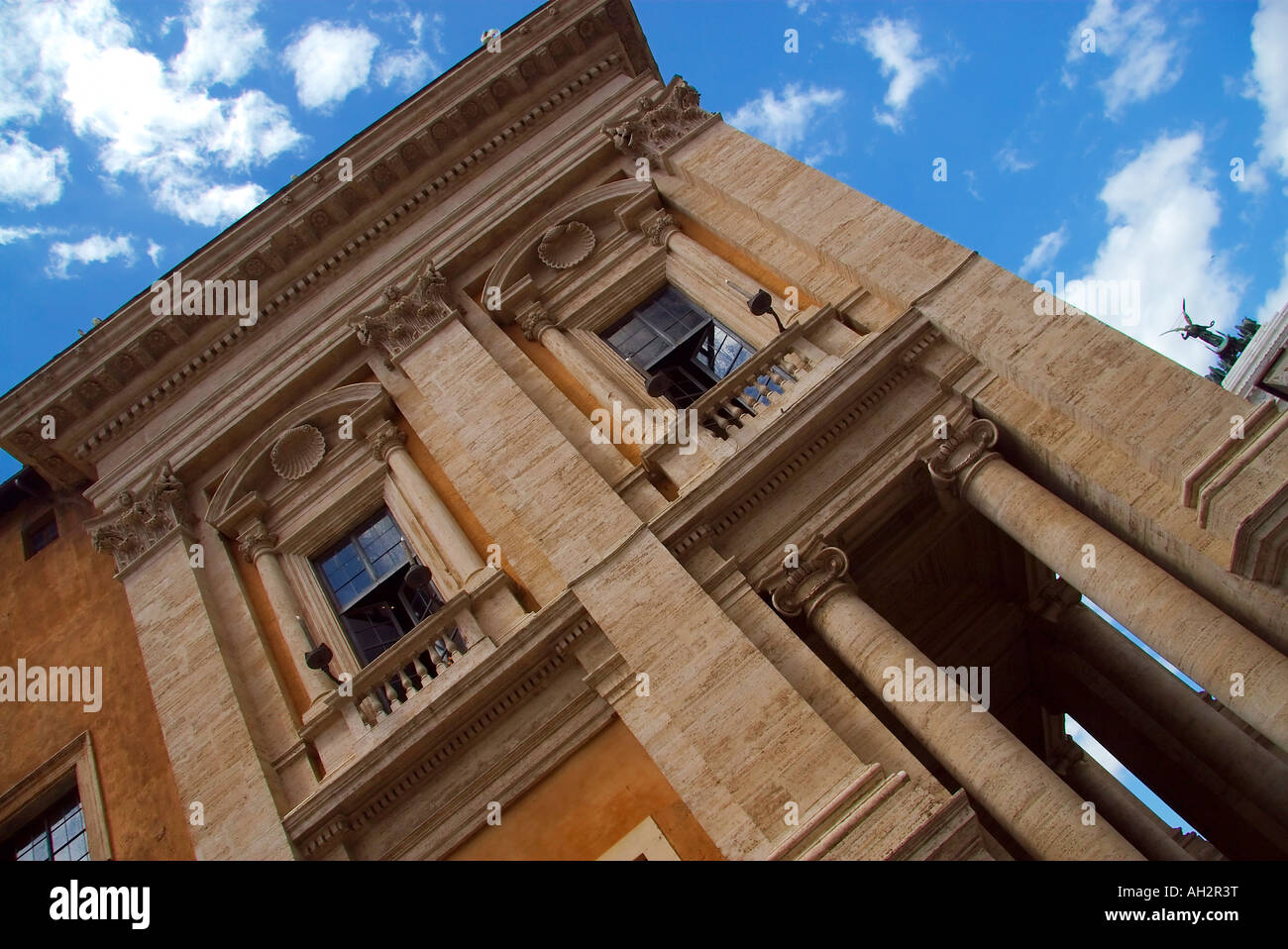 Rome Italy Angles Roman Architecture Stock Photo - Alamy