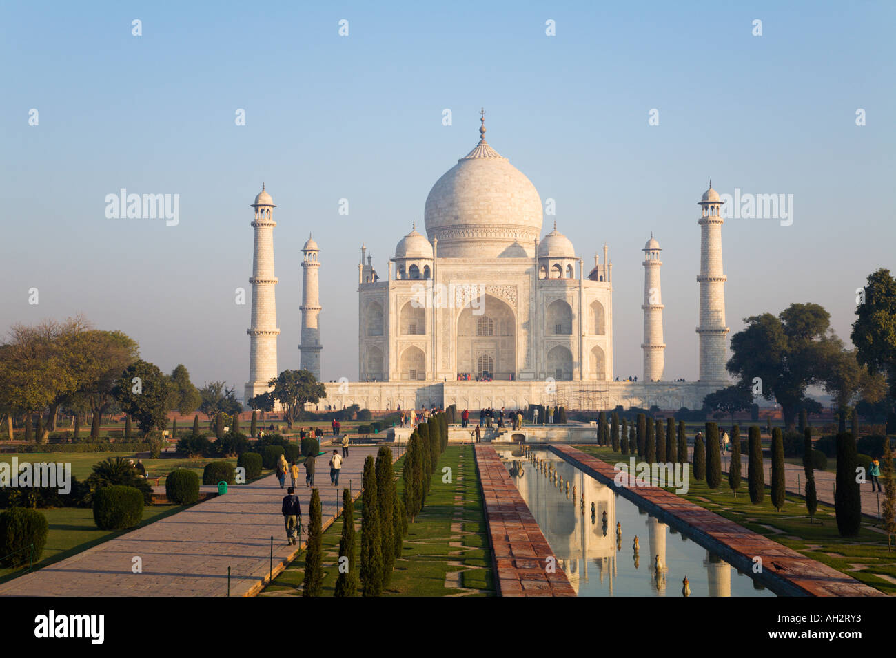 Taj Mahal the tomb of Mumtaz Mahal in Agra India Stock Photo - Alamy
