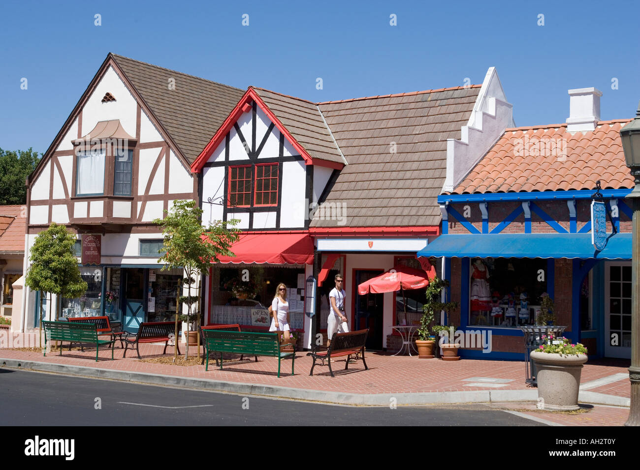 Danish Town of Solvang California USA Stock Photo - Alamy