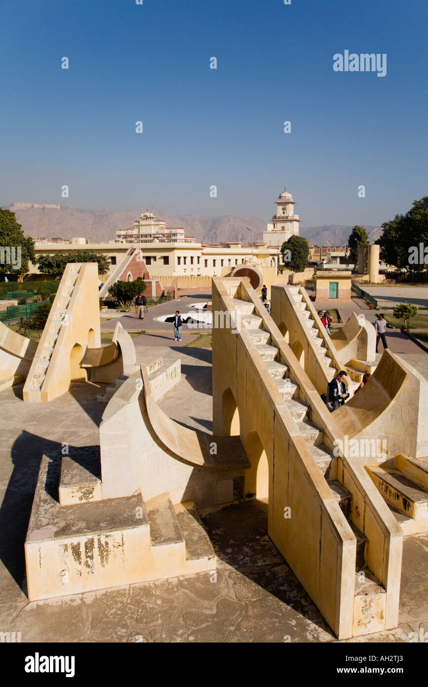View of some of the Zodiac instruments at Jantar Mantar observatory in ...