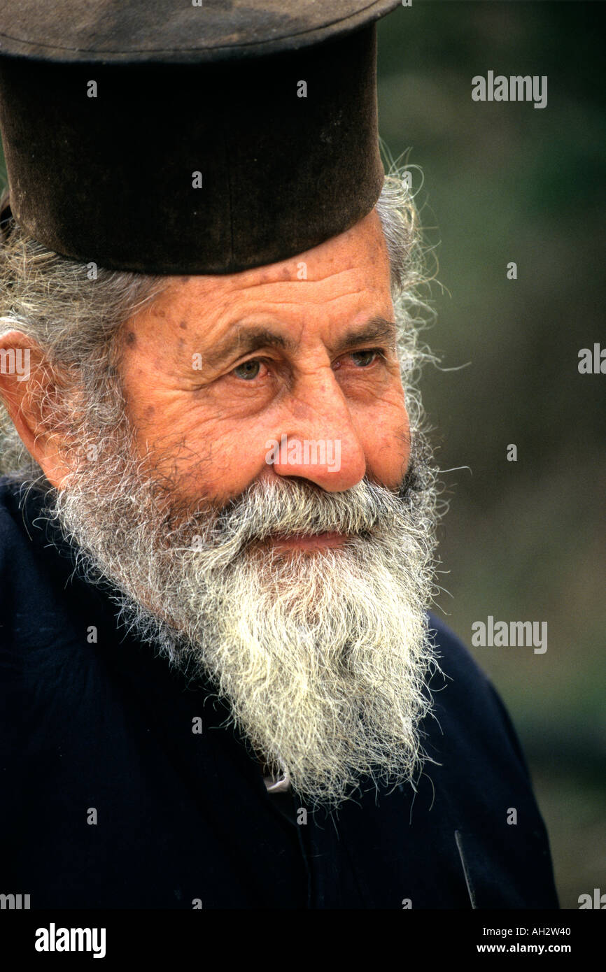 Greek orthodox priest Cyprus Stock Photo - Alamy
