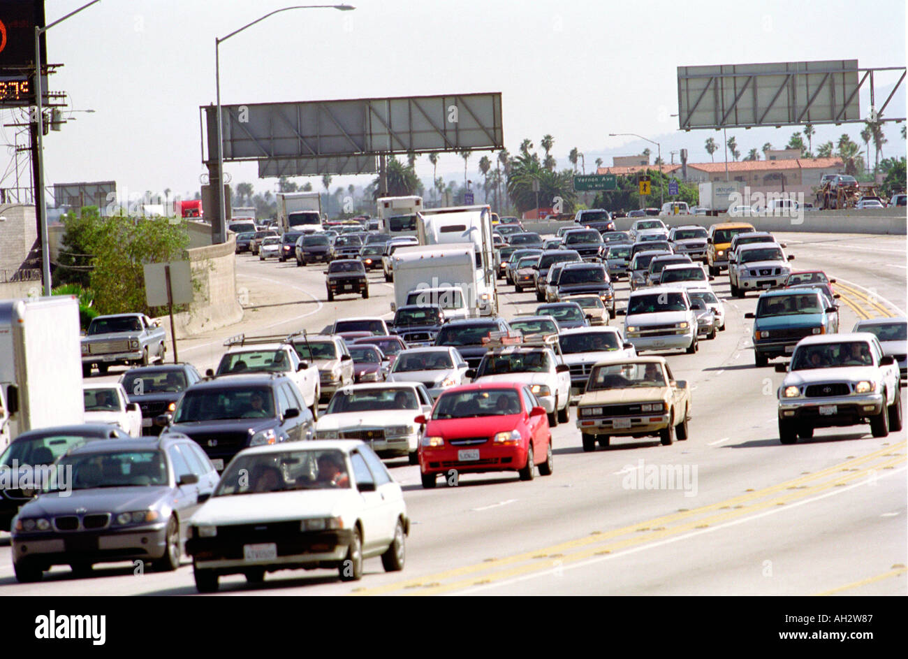 freeway los angeles Stock Photo - Alamy