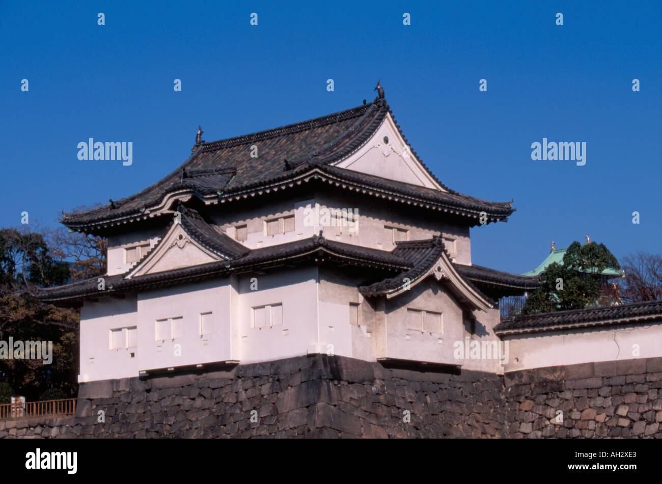Watchtower at Osaka Castle Osaka Japan Stock Photo - Alamy