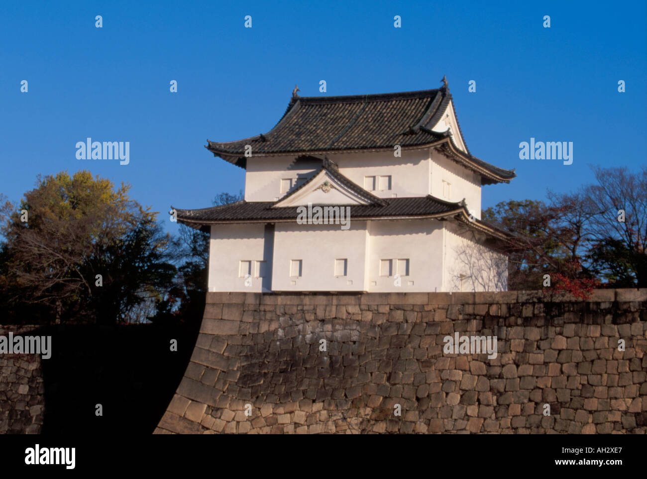 Watchtower at Osaka Castle Osaka Japan Stock Photo - Alamy