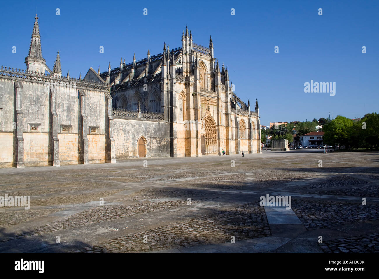 Batalha Monastery façade. Dominican Religious Order. Masterpiece of the ...