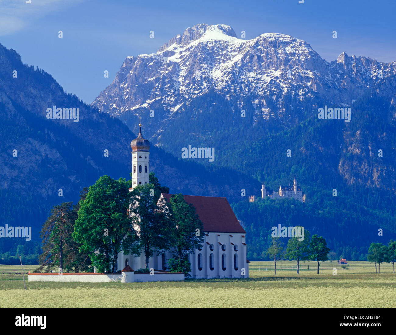 church of St Koloman in Fussen Germany Stock Photo - Alamy