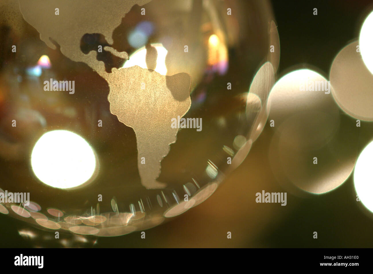 Earth globe christmas ornament hi-res stock photography and images - Alamy