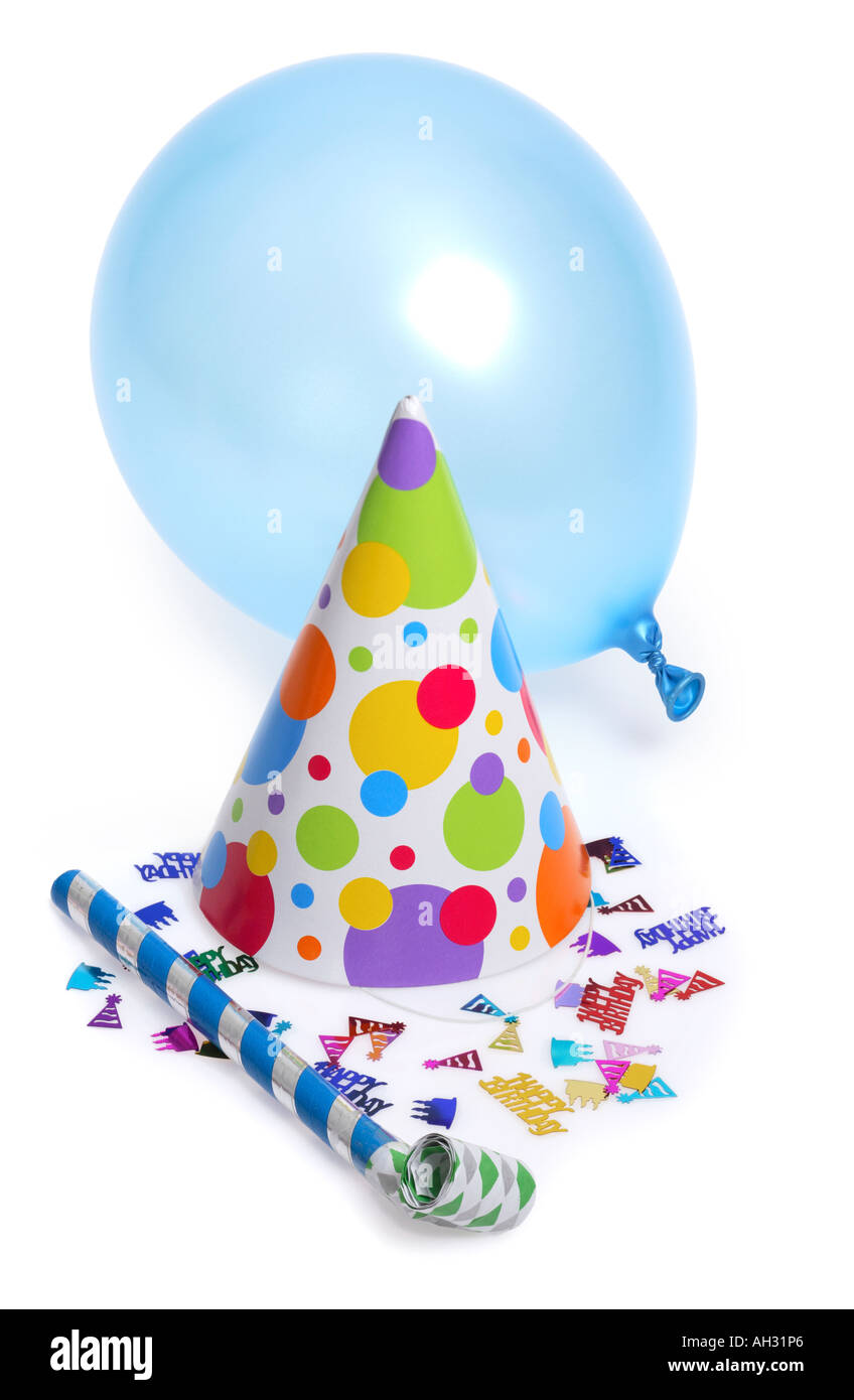 Birthday Party Things Stock Photo - Alamy