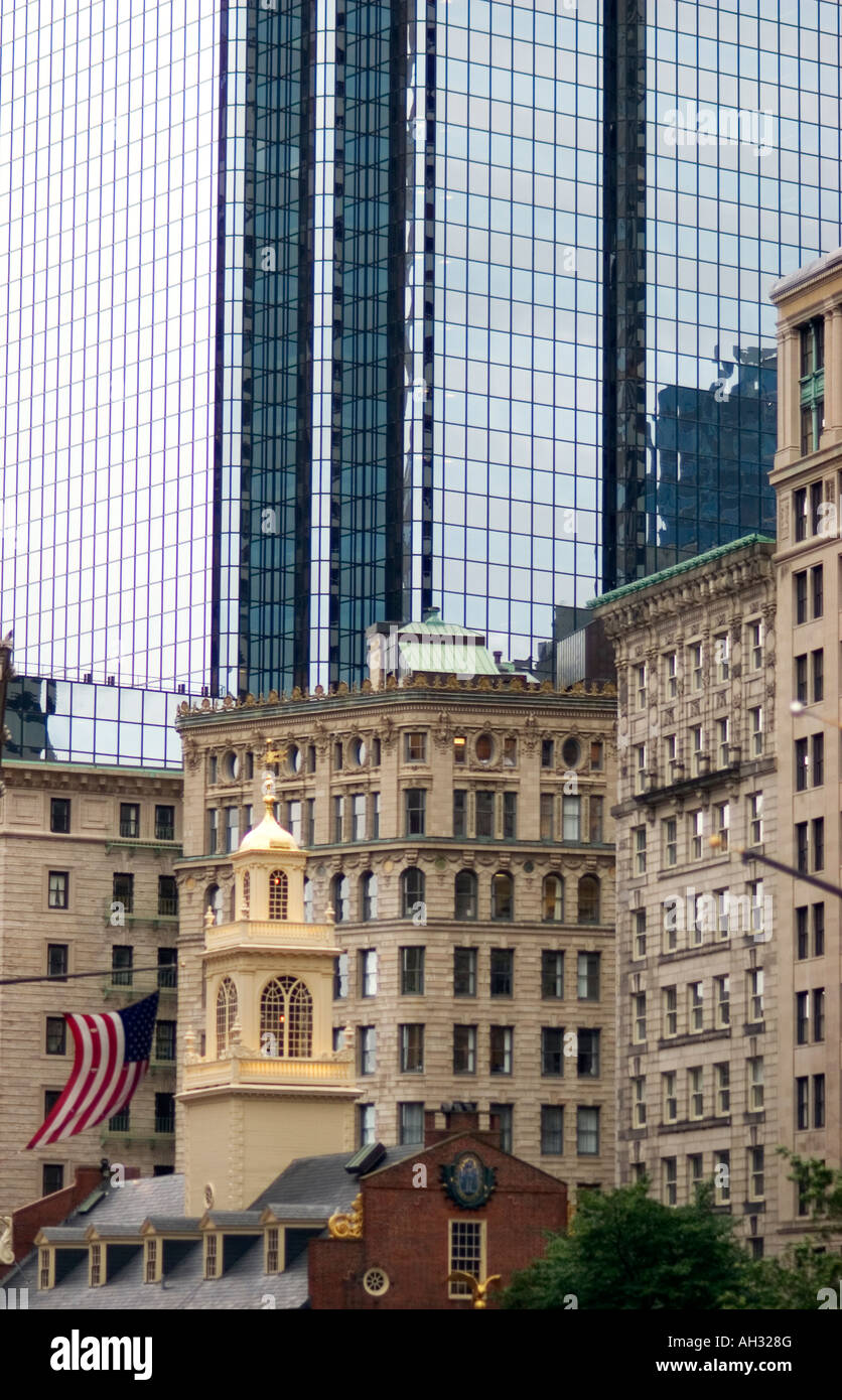 Boston houses and skyline hi-res stock photography and images - Alamy