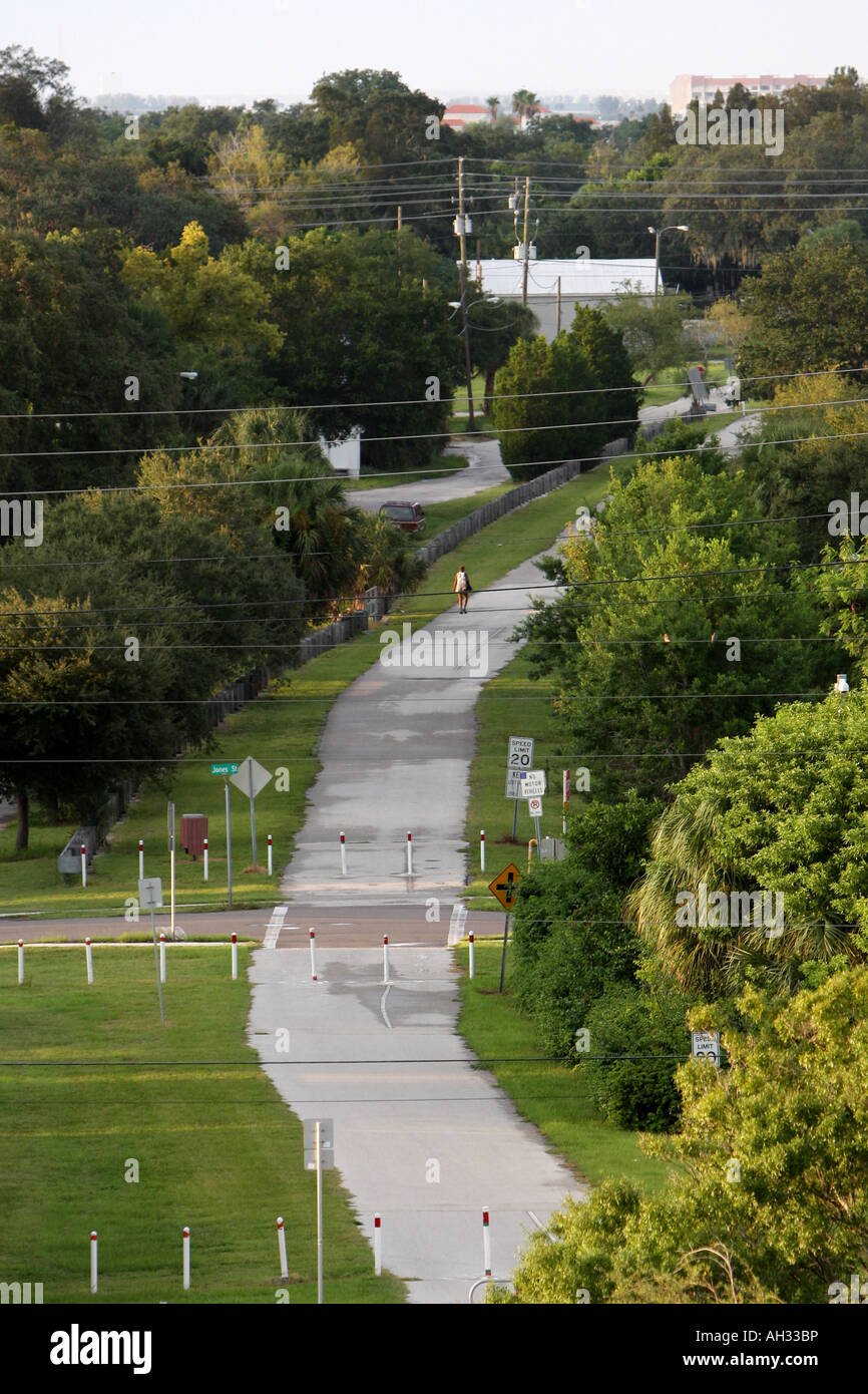 Paved Walking Trail Stock Photo - Alamy