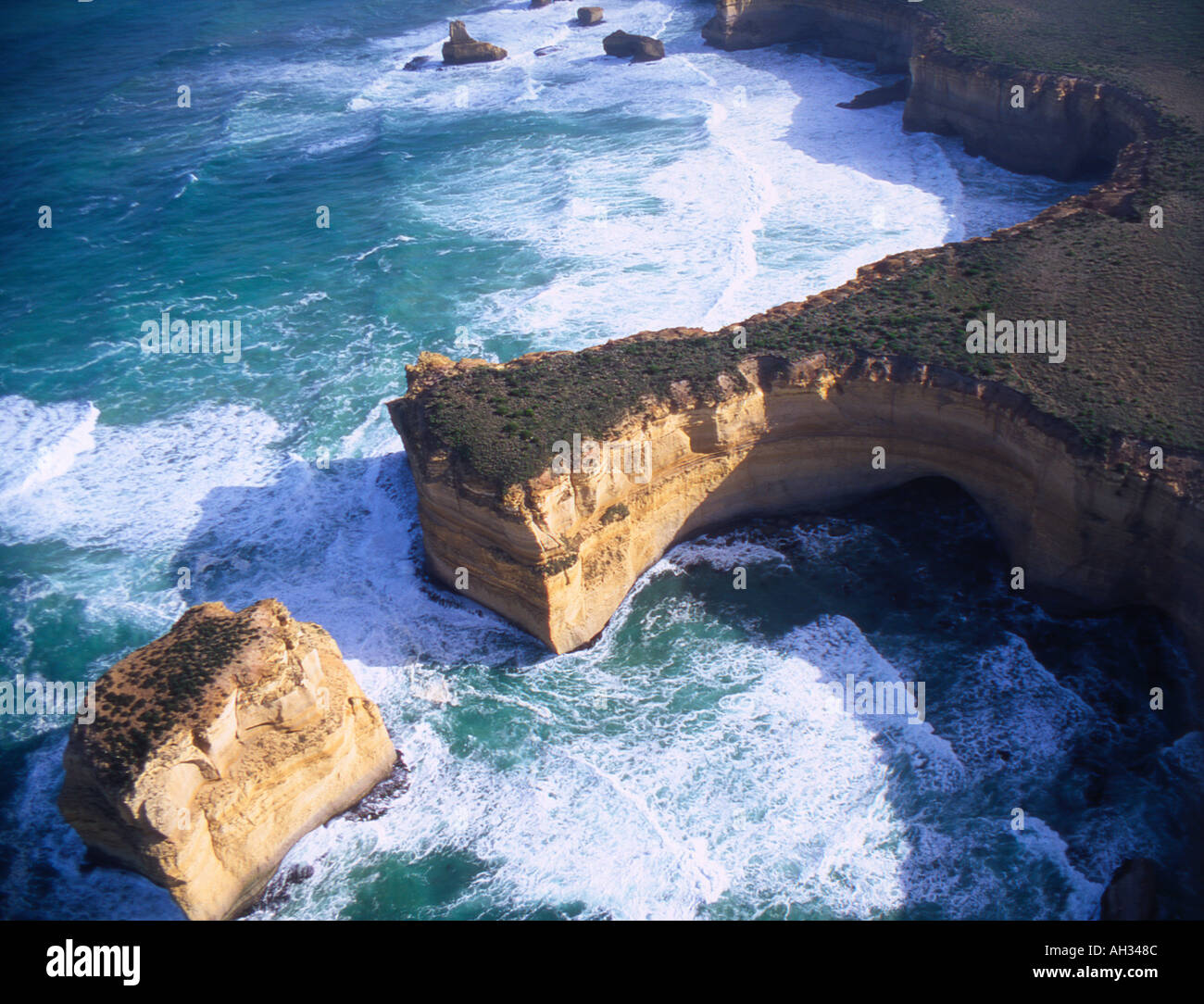 Aerial view of sea shore, Tasman Sea, Australia Stock Photo - Alamy