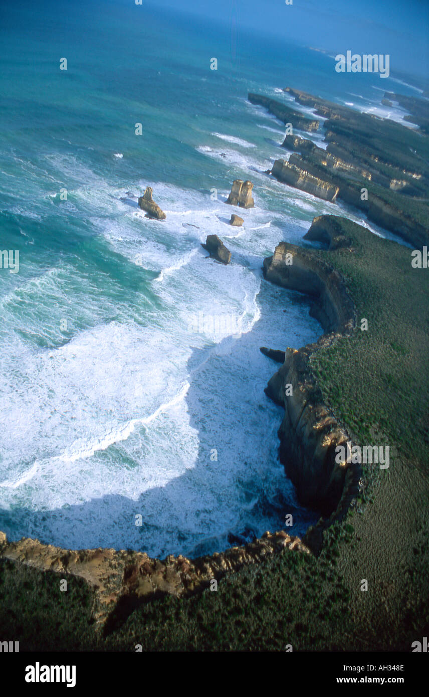 Aerial view of sea shore, Tasman Sea, Autralia Stock Photo - Alamy