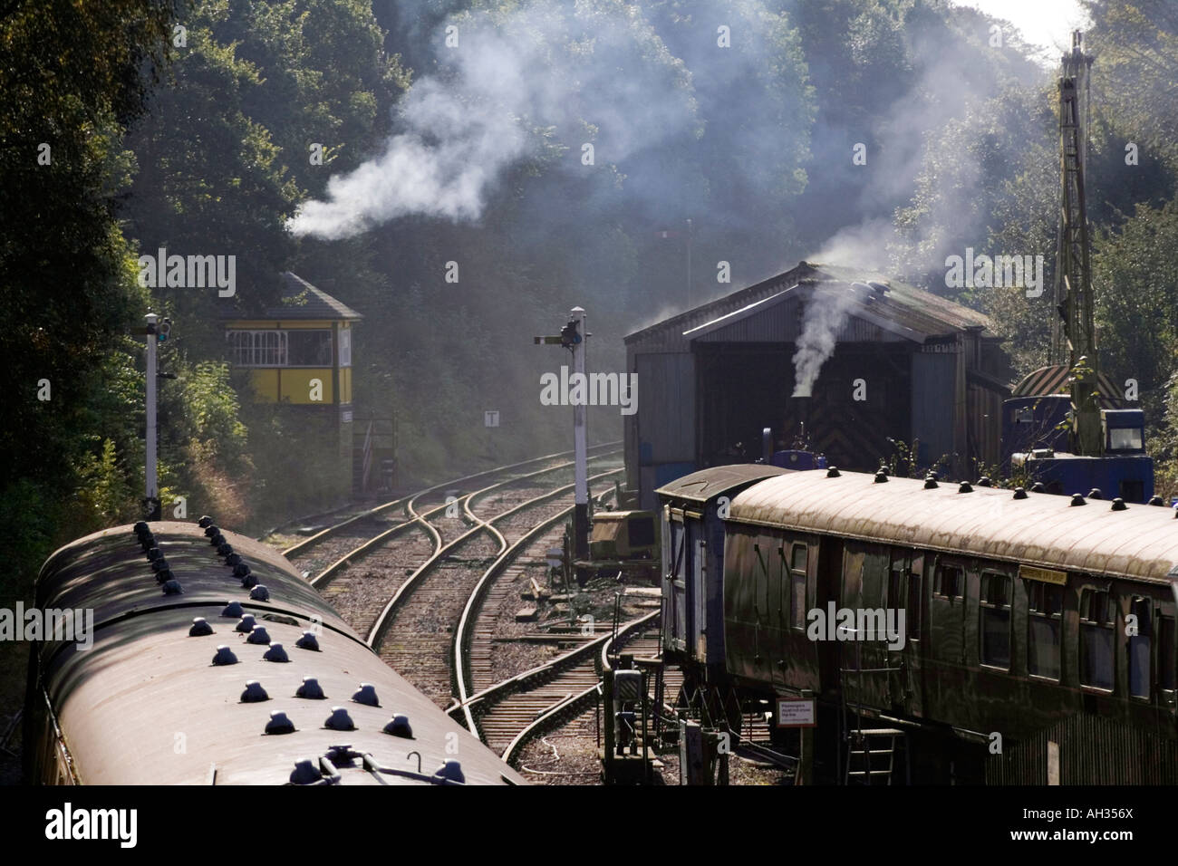 Shackerstone Steam railway station Stock Photo - Alamy